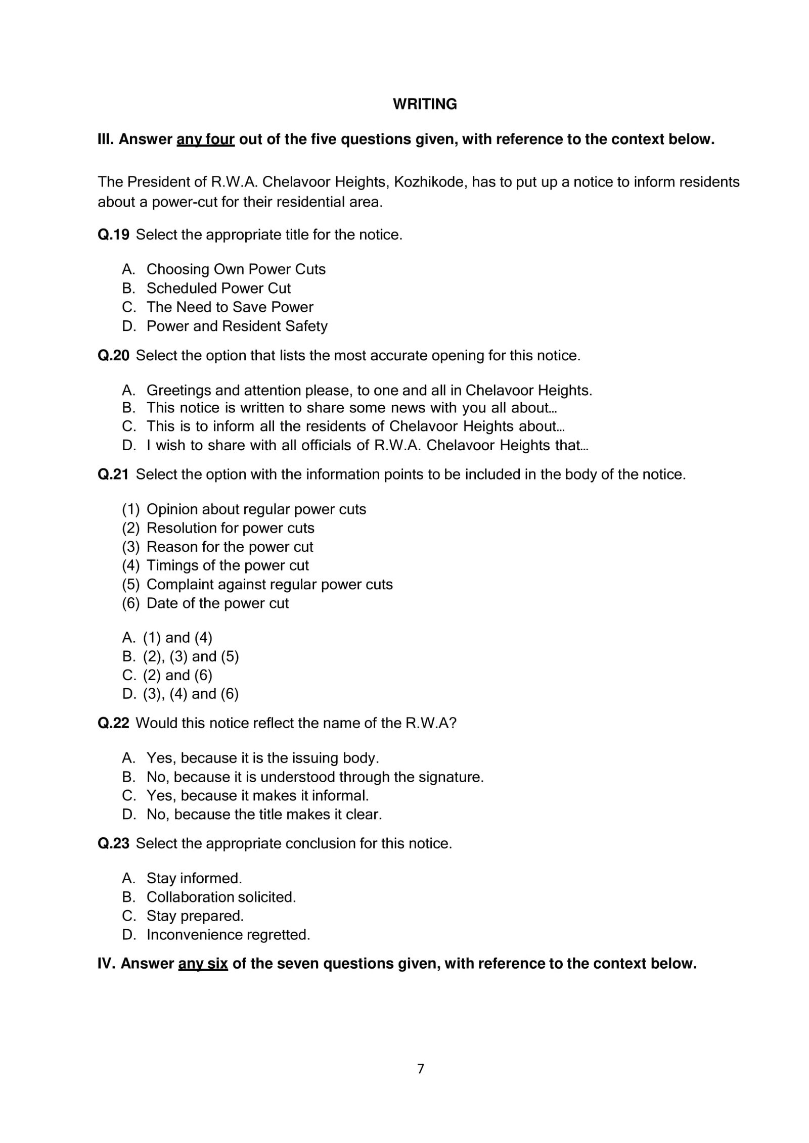 CBSE Class 12 English Core Sample Question Paper 2022 - Education Idol