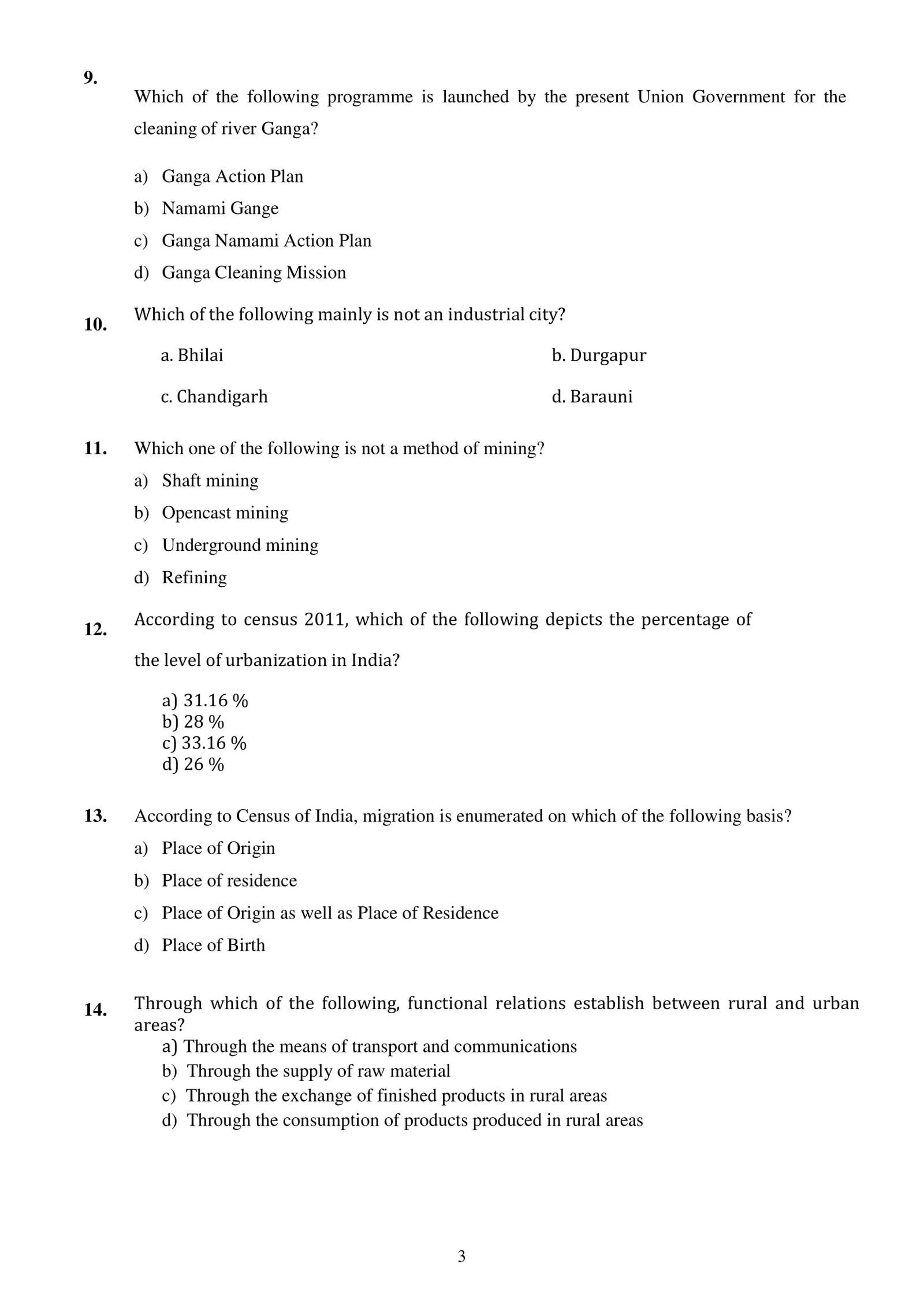 CBSE Class 12 Geography Sample Question Paper 2022 - Education Idol