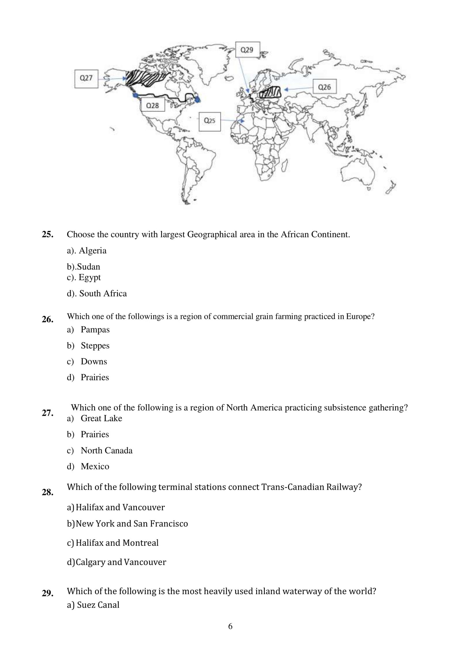 CBSE Class 12 Geography Sample Question Paper 2022 - Education Idol