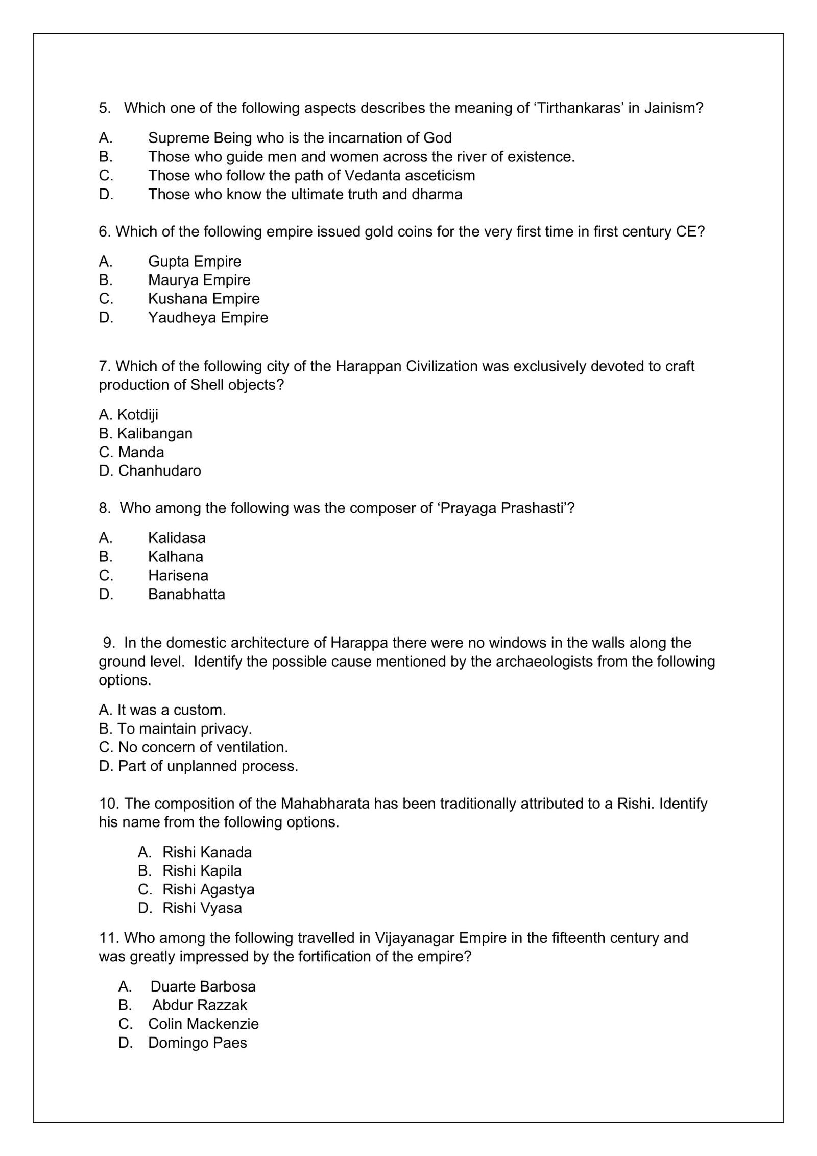CBSE Class 12 History Sample Question Paper 2022 - Education Idol