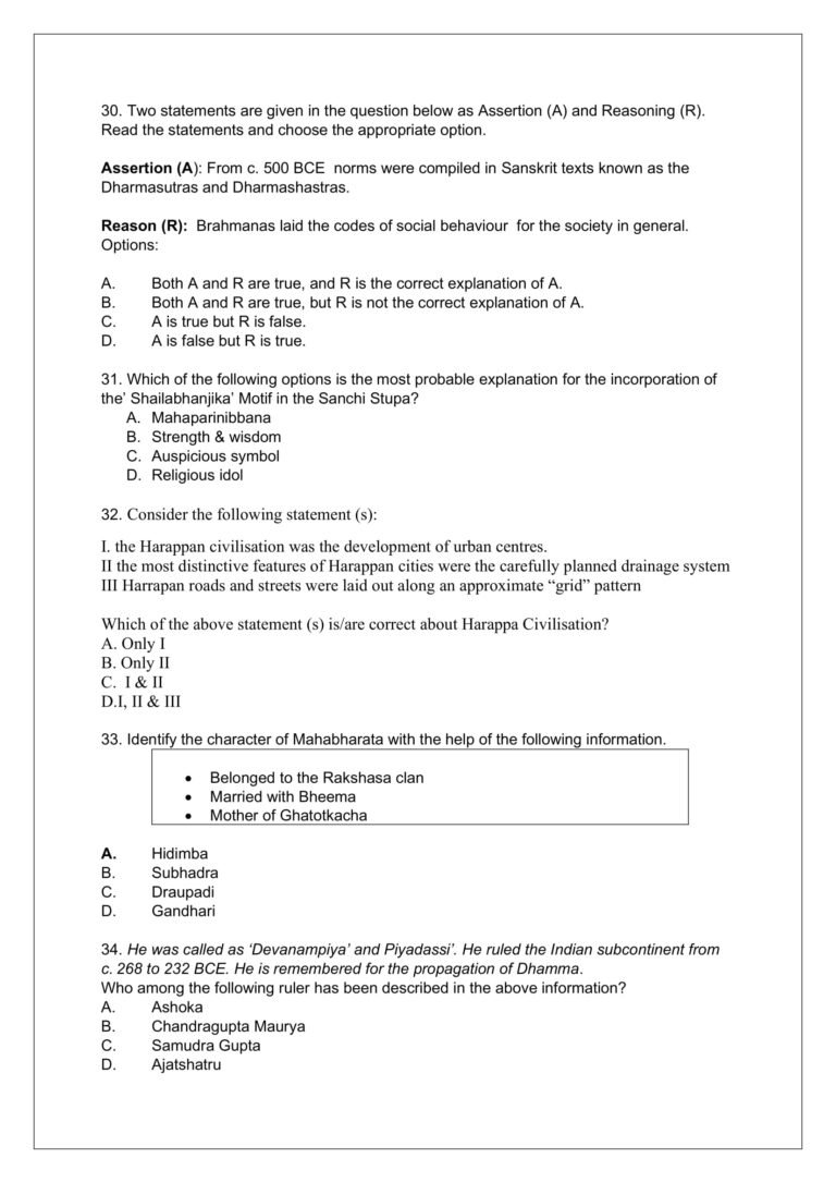 CBSE Class 12 History Sample Question Paper 2022 - Education Idol