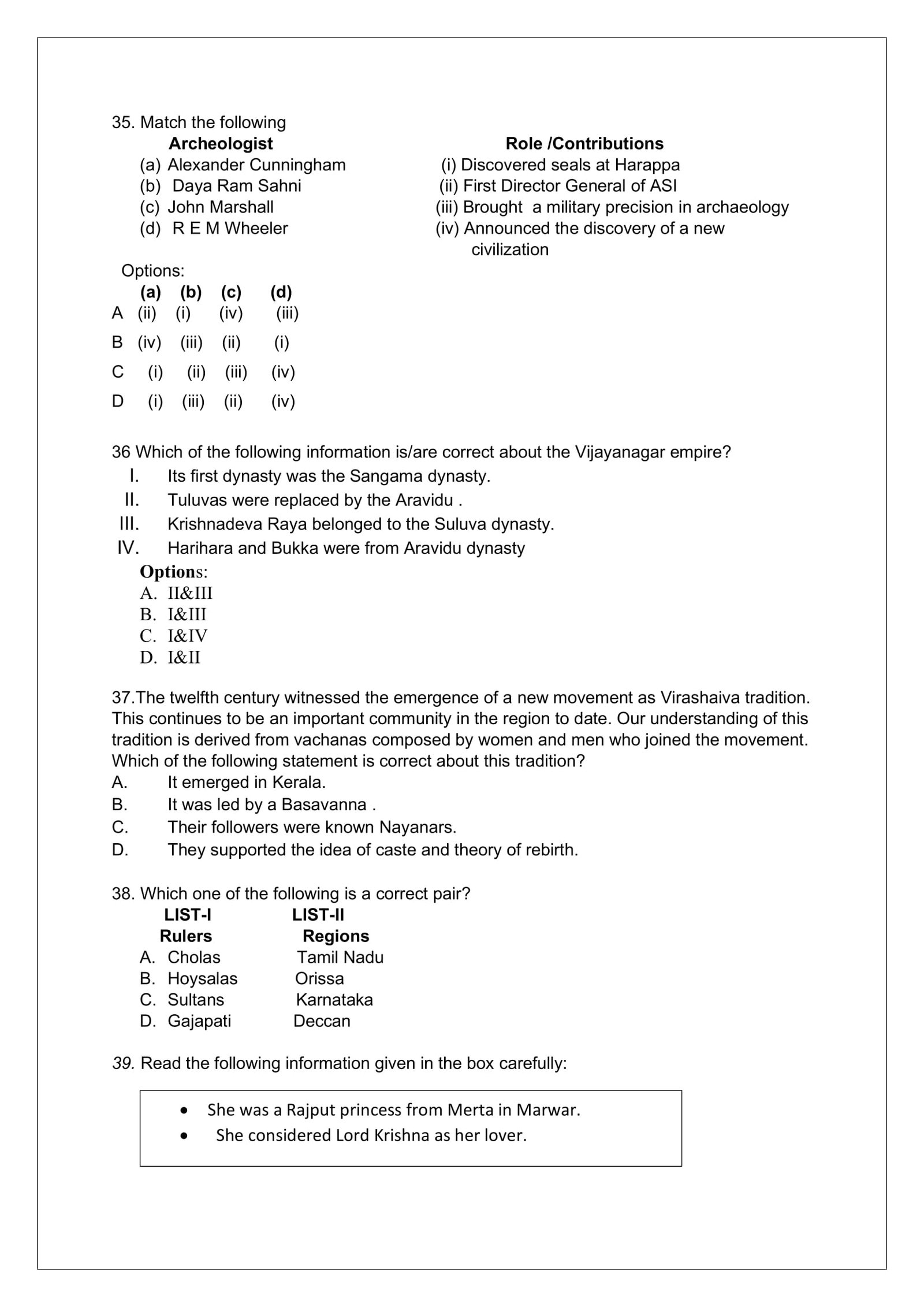 CBSE Class 12 History Sample Question Paper 2022 - Education Idol